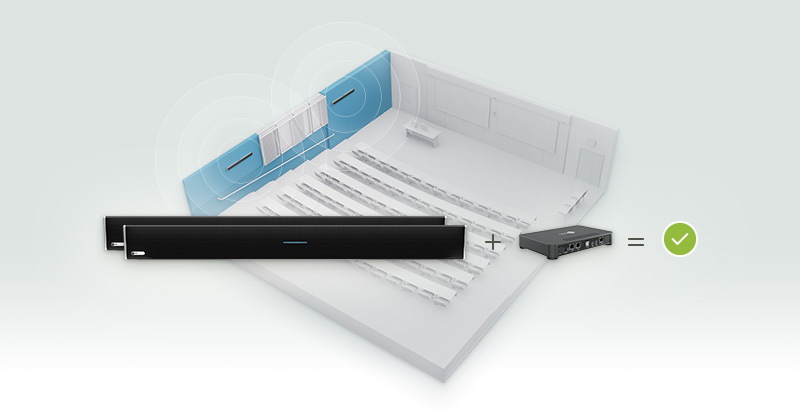 New HDL410 revolutionizes audio in large spaces