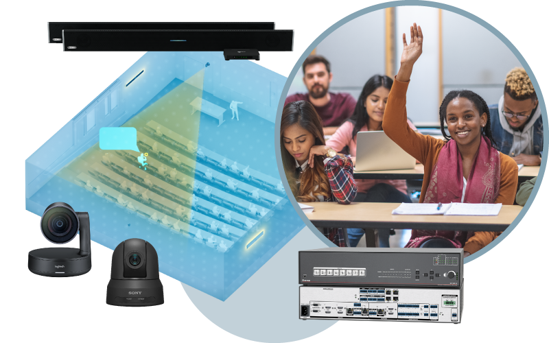 Simplified camera tracking and switching | Nureva audio