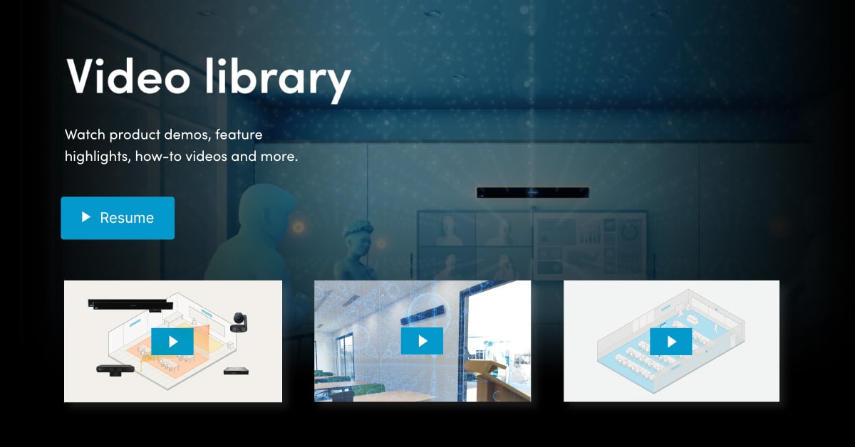 Product video resources | Nureva